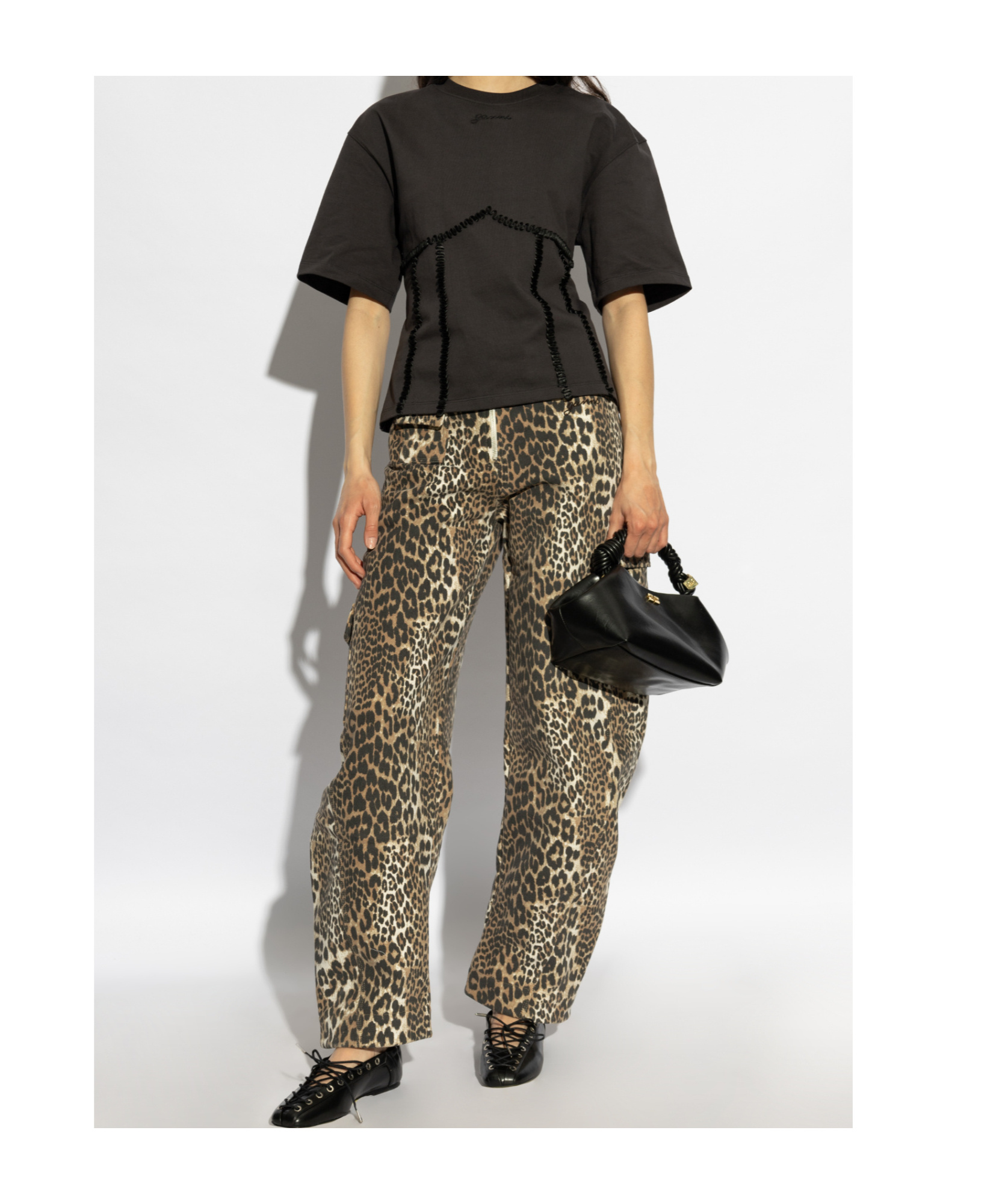GANNI Ganni Relaxed Fit Cargo Pants